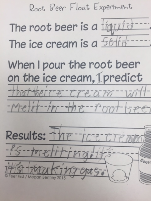 Second Grade Surfers: States of Matter... ROOT BEER FLOATS!