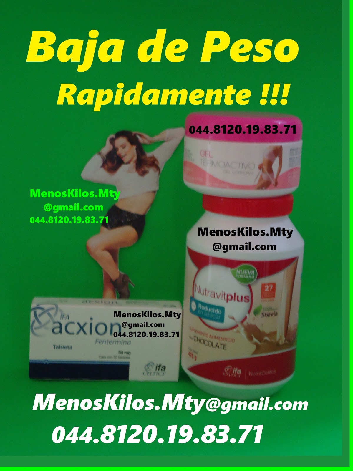 Acxion Mty: Pastillas Acxion MenosKilos Mty