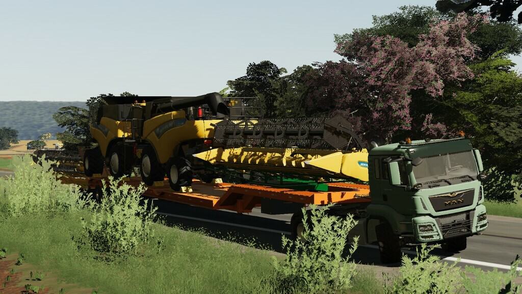 FS19 Transport Trailer 25M v1.1 - FS 19 & 22 USA Mods Collection