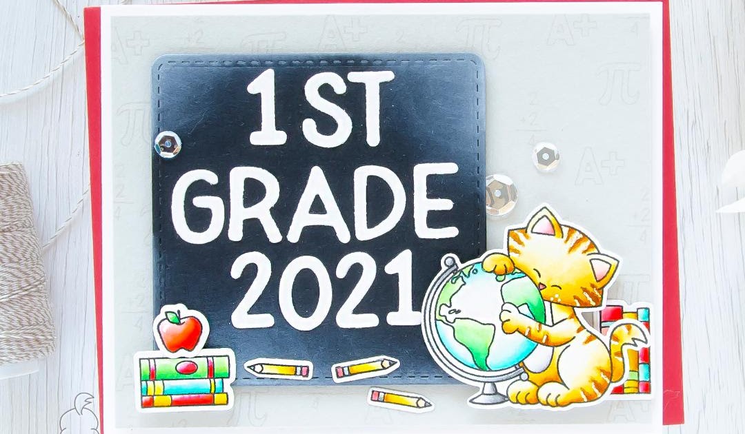 Newton's Nook Designs: 1st Grade Card by Tatiana Trafimovich