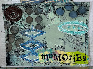 Karen Bearse Designs: Art Card with Seth Apter Products