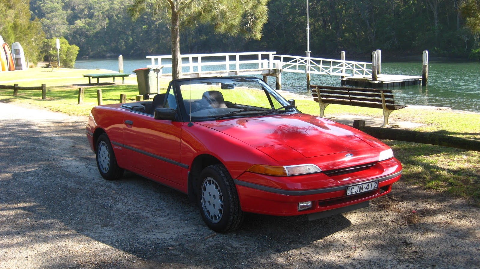 Aussie Old Parked Cars: 1990 Ford Capri SAII DOHC16v