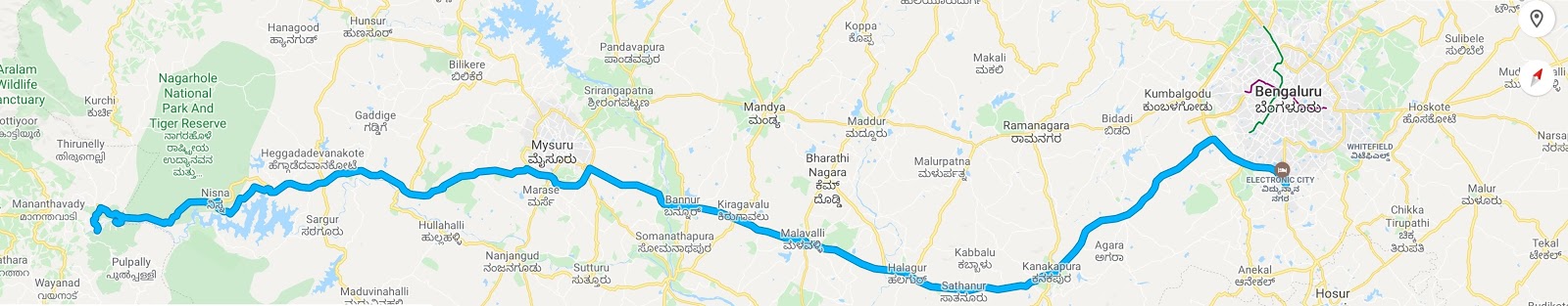 Bangalore to Kabini Road Trip