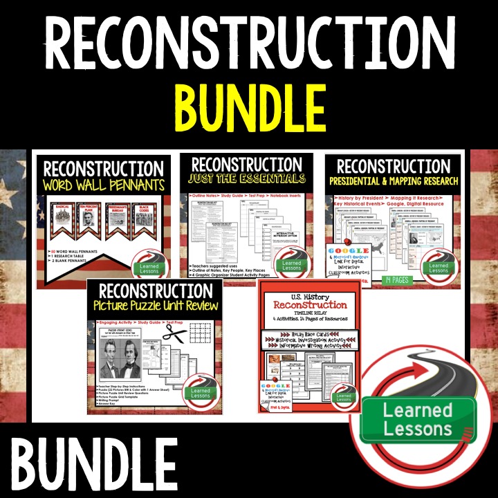 AMERICAN HISTORY COLONIALISM TO RECONSTRUCTION GROWING MEGA BUNDLE ...