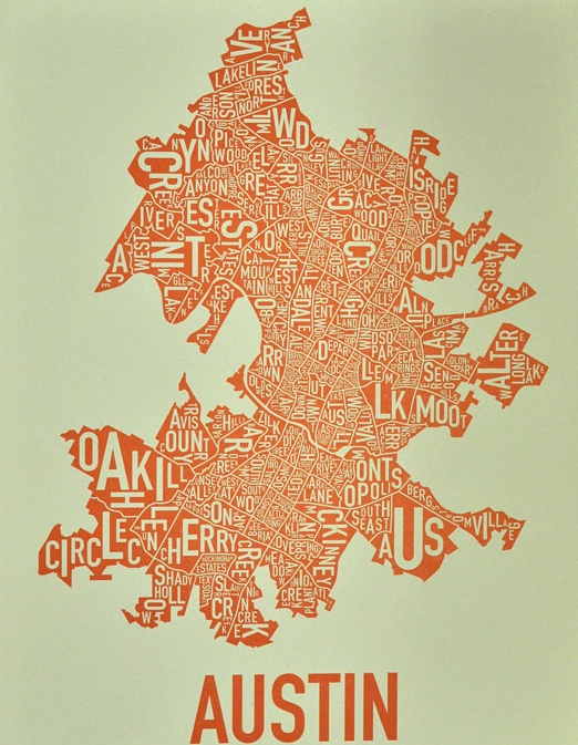 I can totally make that: Wishlist Wednesday: Austin by Ork Posters