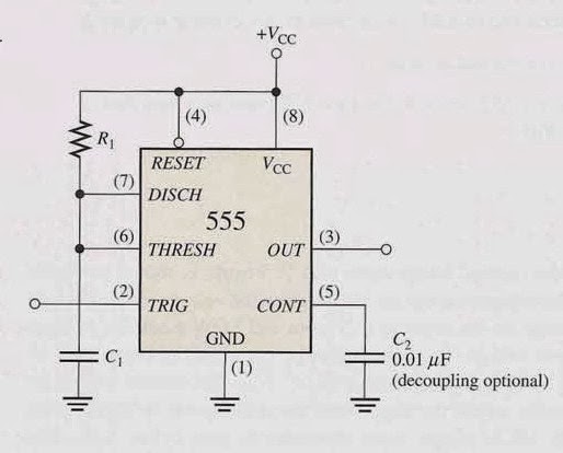 555 Timer IC Operation (Astable & Monostable)