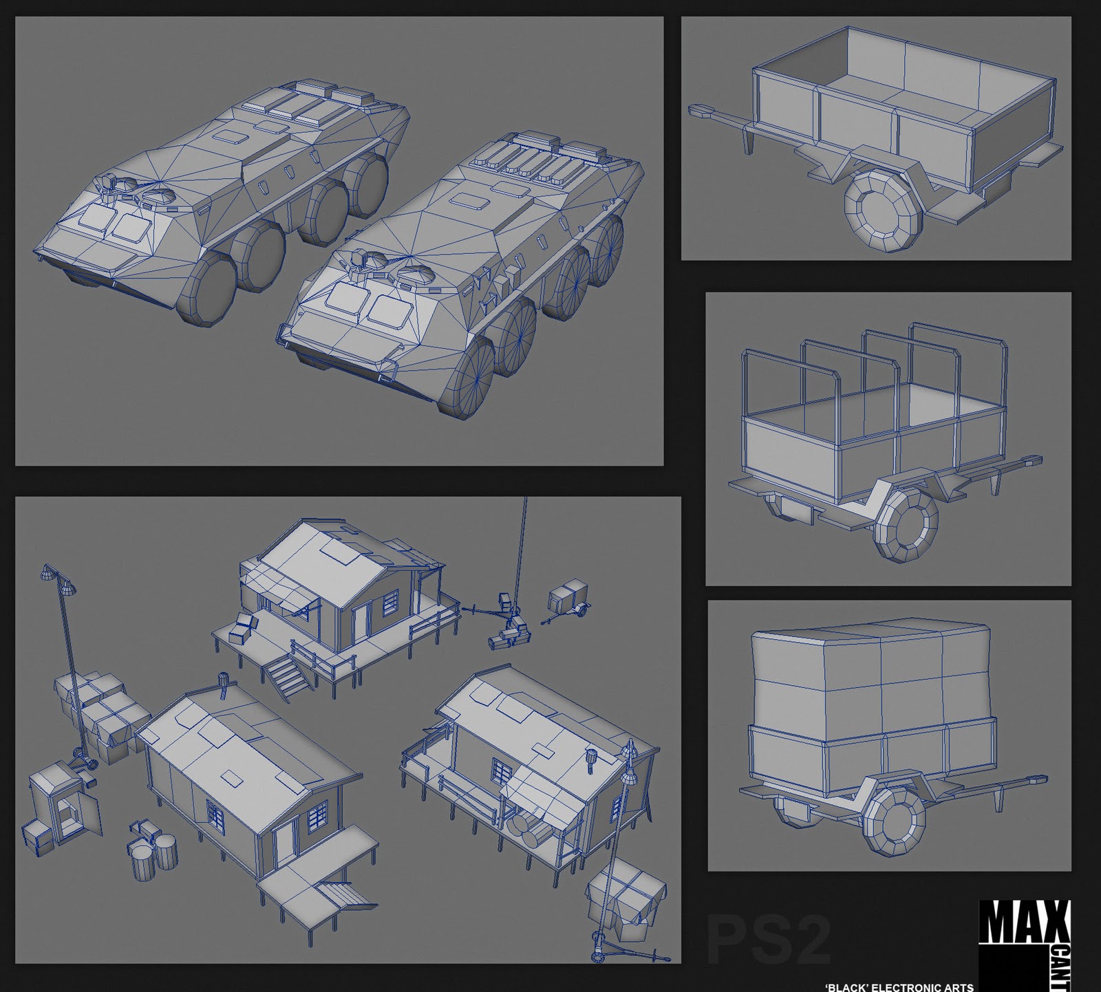 MAX CANT - ART DIRECTOR: 'BLACK' 2005 - 2006 EA GAMES