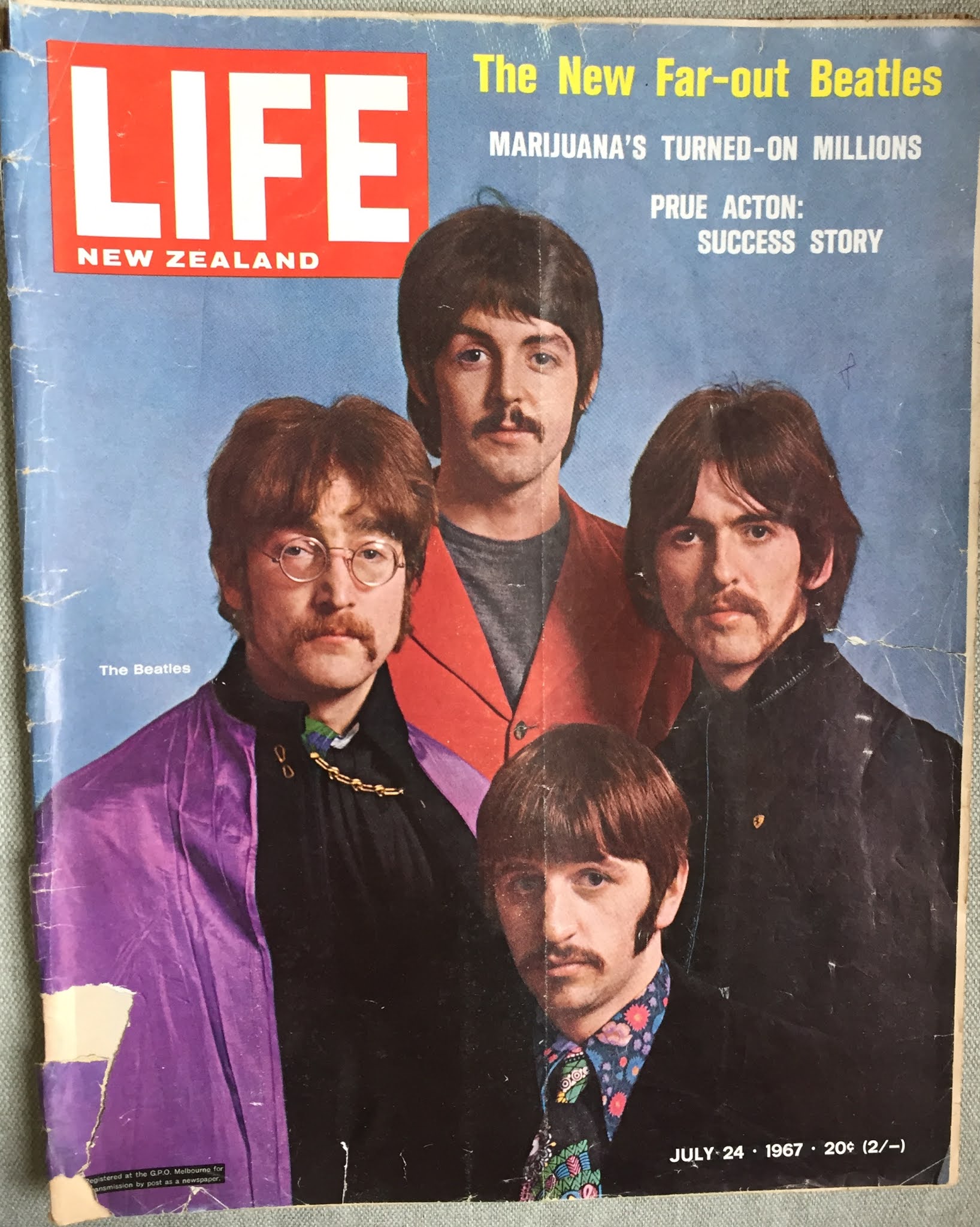 Bang The Drum All Day: LIFE reports on 'The New Far-out Beatles' - July ...