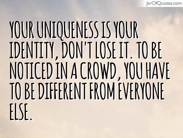 Your Identity- Never lose for Anyone