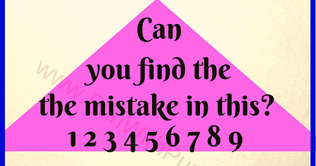 Spot the Mistake: Picture Brain Teaser and Answer