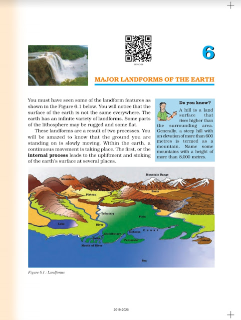 Major Landforms of the Earth | Class 6 | Geography | C6