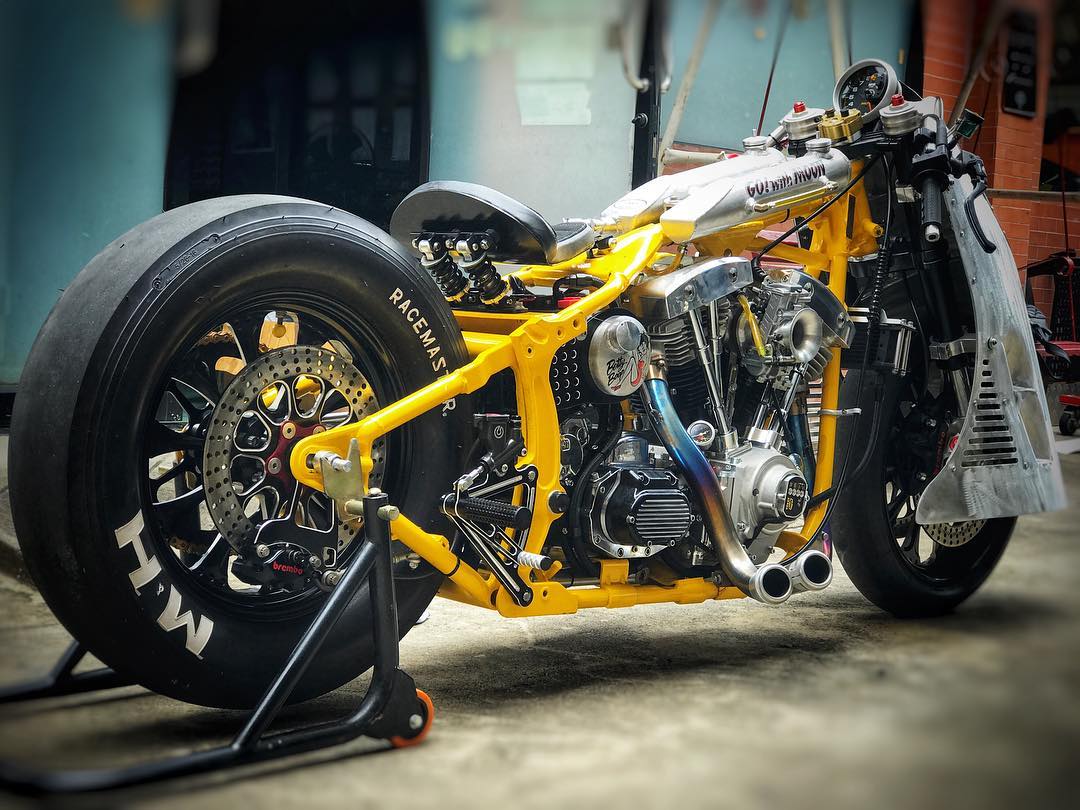 Go with MQQN👀 GO | Fatboy design - RocketGarage - Cafe Racer Magazine