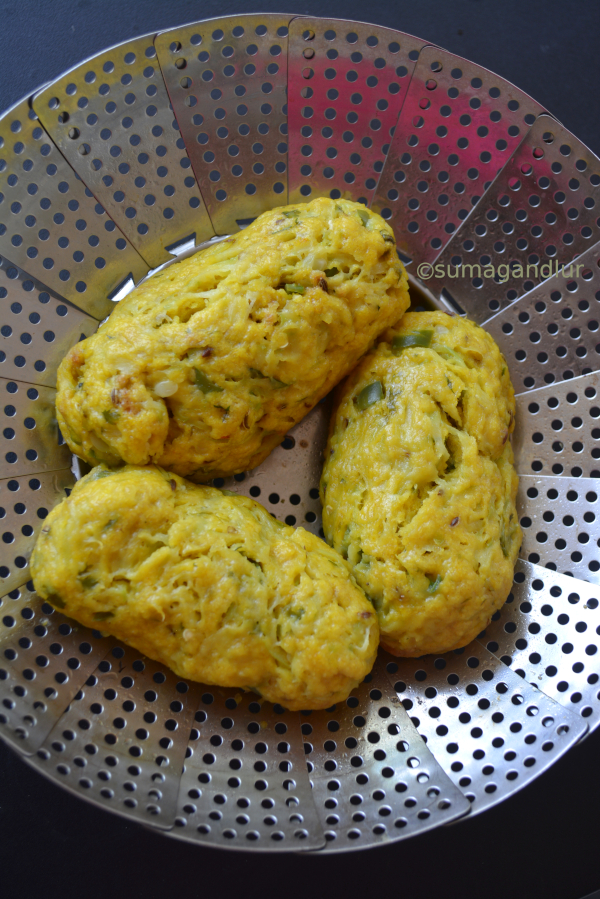 Veggie Platter: Doodhi Muthia / Lauki Muthia