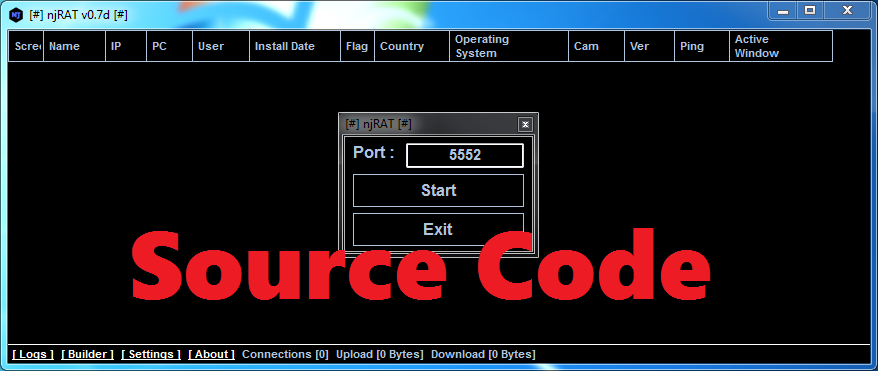 Source Code NJrat V0.7d | Hicham Hacker