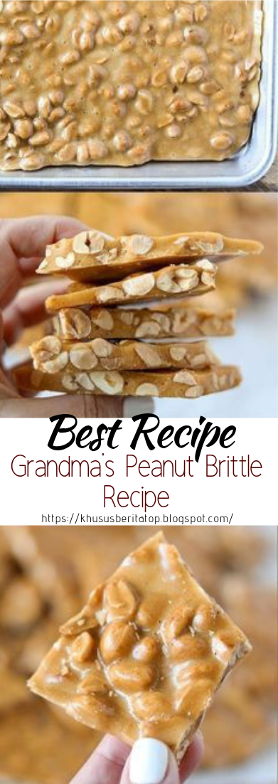 Grandma's Peanut Brittle Recipe #healthyfood #dietketo #breakfast #food