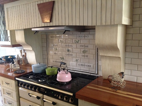 Metro tiles are ideal for a kitchen splashback