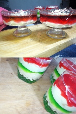 Jello Custard Dessert Recipe - Yummy Traditional