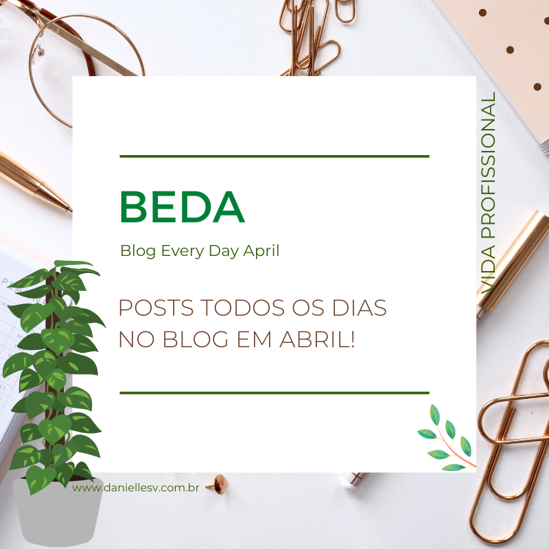 BEDA (Blog Every Day April) 2021