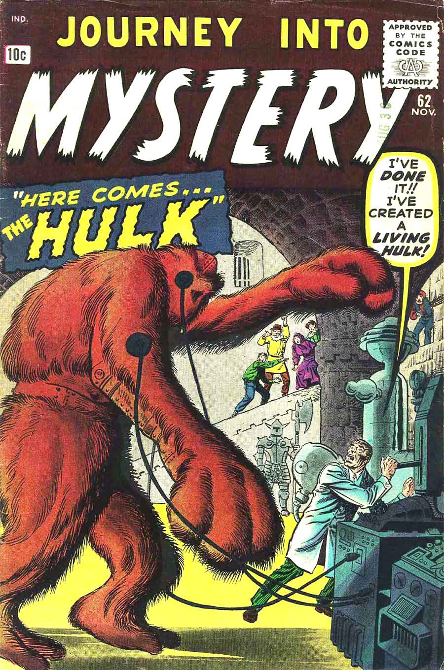 Journey into Mystery #62 - Jack Kirby / Steve Ditko cover, Kirby, Ditko ...