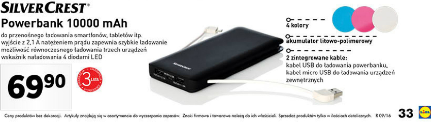 Co w Lidlu: Powerbank 10000 mAh Silvercrest z Lidla wycofany?