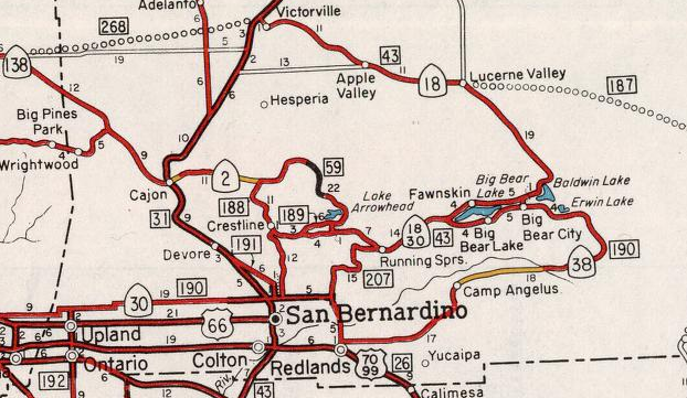 California State Route 18; Rim of the World to the Mojave Desert