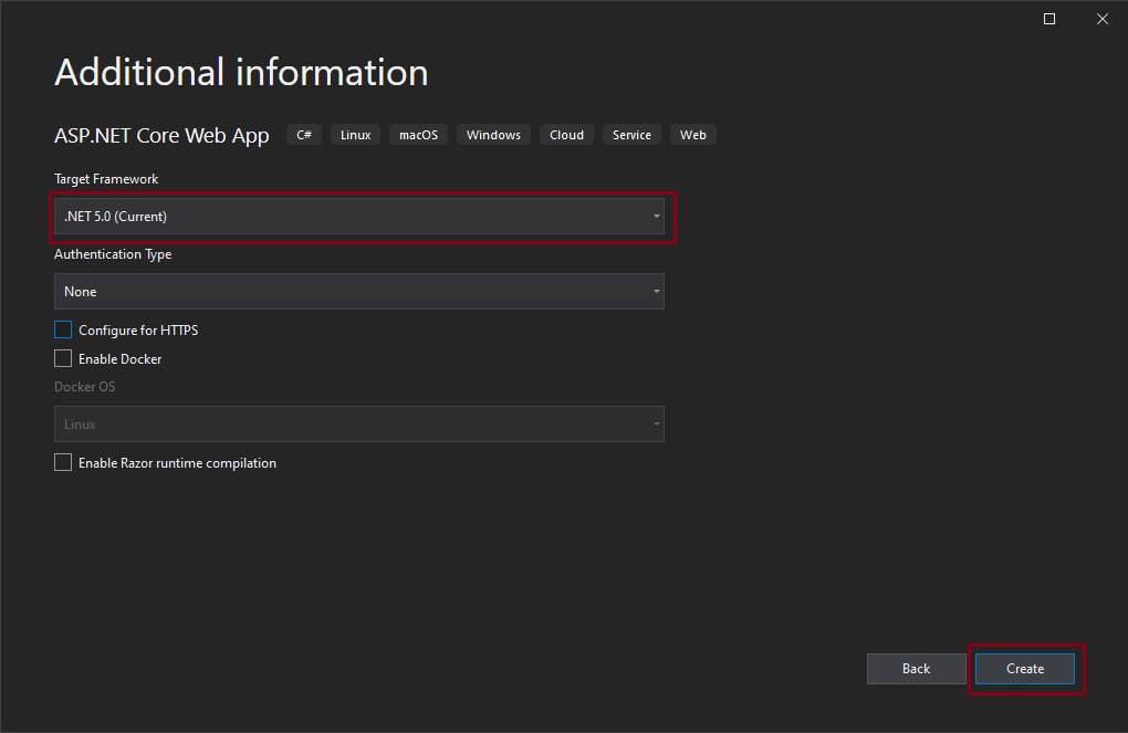How to Create ASP.NET Core Web Application