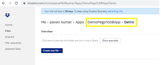 HowToPega: Connecting to Dropbox API via POSTMAN