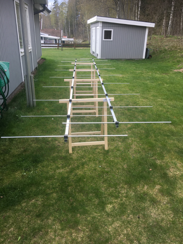 Ham Projects by SM7TKR: 144MHz 10 Element Long Yagi