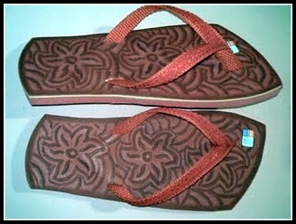 Kreasi Unik Sandal Batik Sanggit, Kreasi Baru Sandal Batik Solo