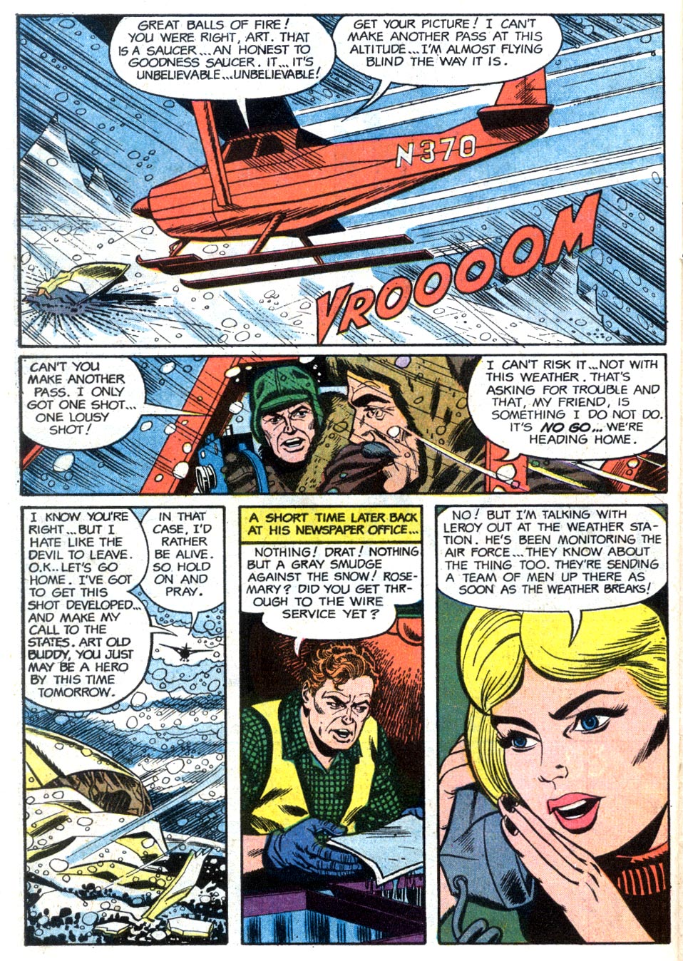 Four-Color Shadows: Flying Saucers-Chic Stone-1967