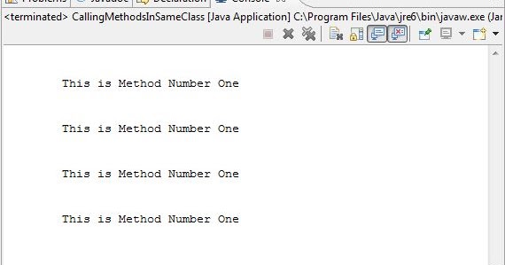 Free Programming Source Codes And Computer Programming Tutorials Calling Methods In The Same