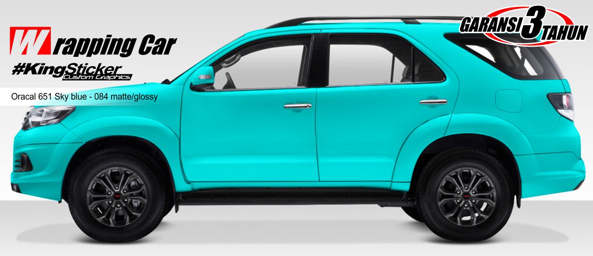Wrapping car TOYOTA Fortuner | King Sticker bali