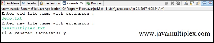 How To Rename Given File Name In Java How To Rename Given File Name In Java