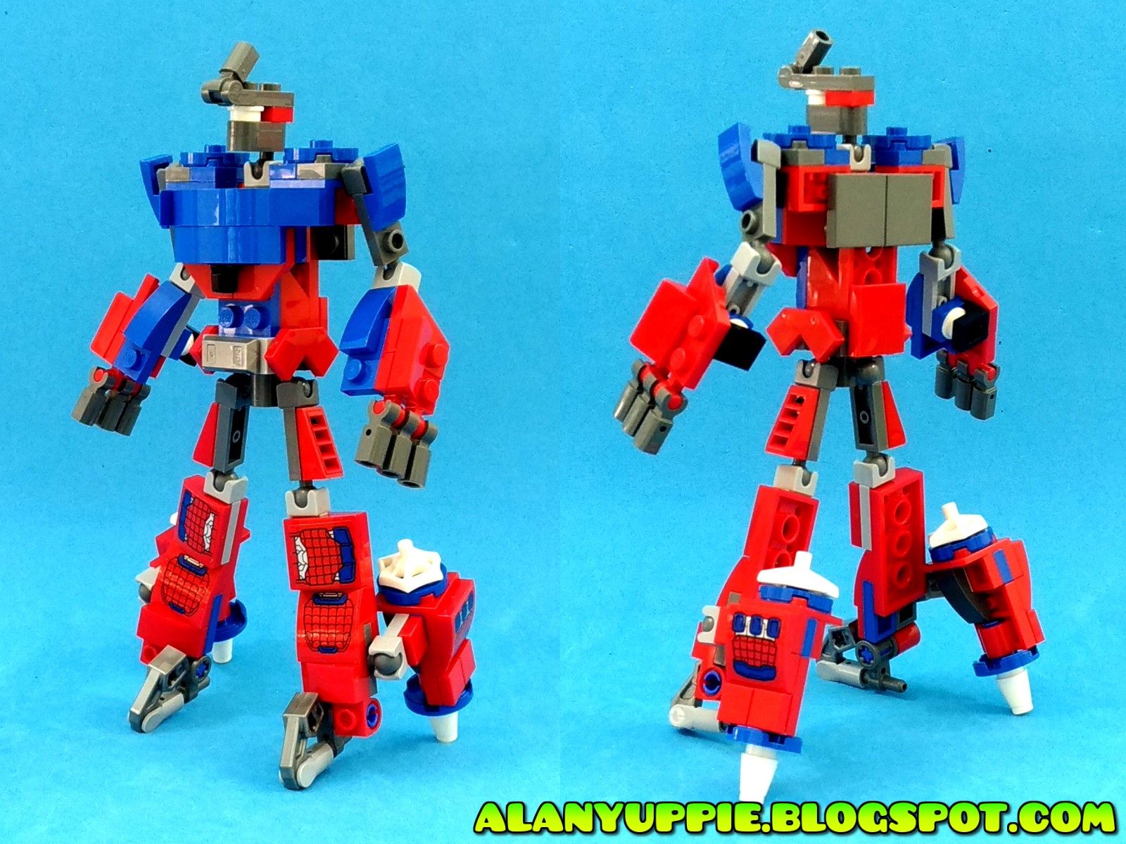 LEGO MOC Transformer Chibi spaceship from LEGO Marvel set 76146 Spider ...