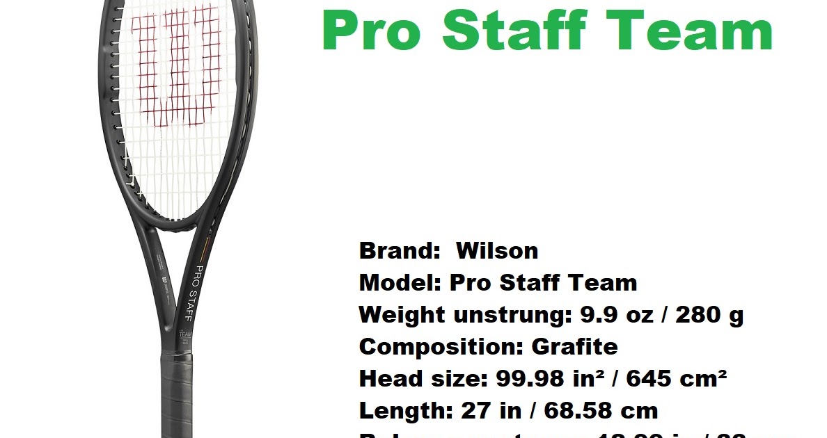 Wilson Pro Staff Team racket