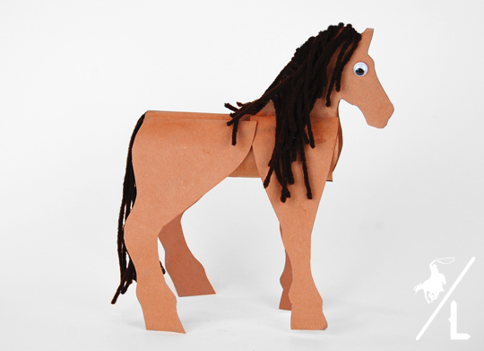 Horsin' Around Toilet Paper Craft - A Cowboys Life