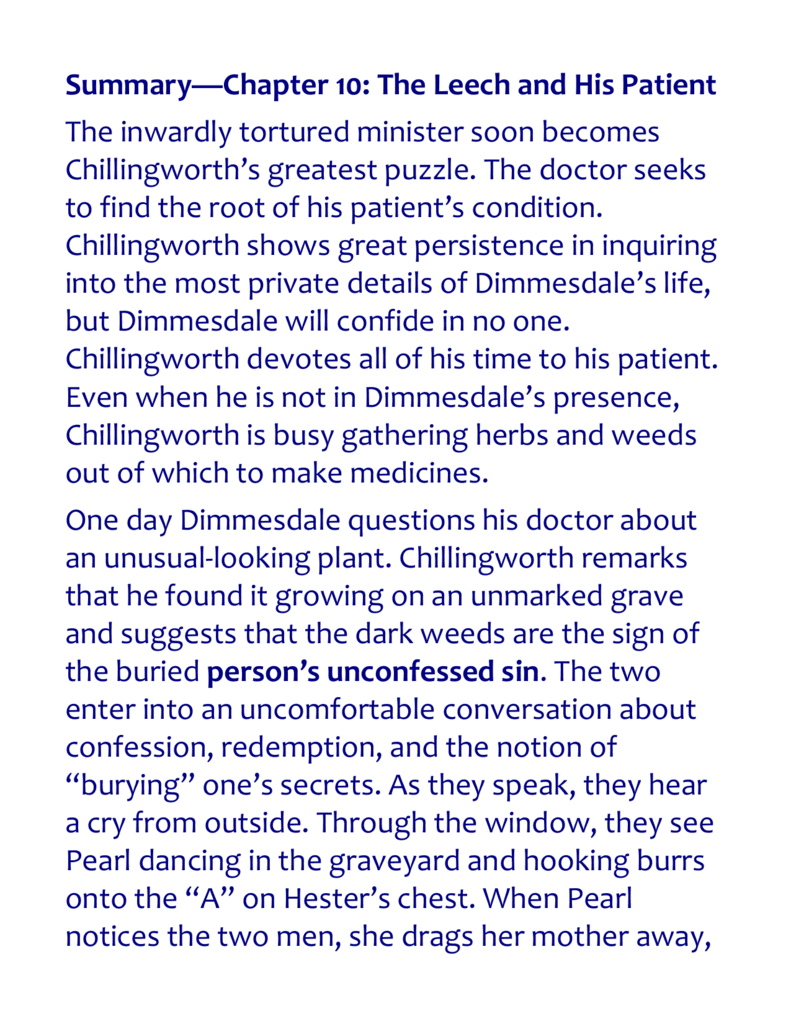 The Scarlet Letter Summary ~ Thankyou Letter