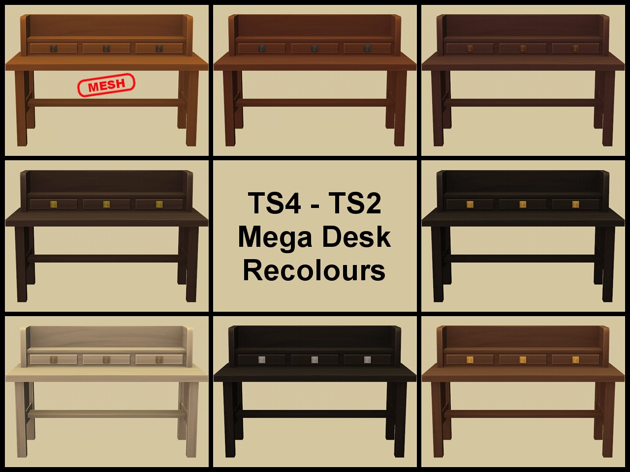 TheNinthWaveSims: The Sims 2 - TS4-TS2 Mega Recolours