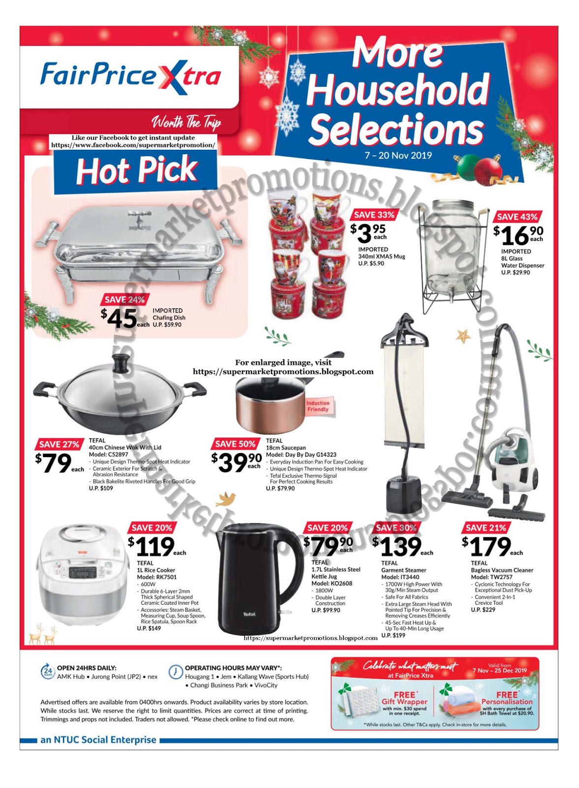 NTUC FairPrice Xtra Household Fair 07 - 20 November 2019 ~ Supermarket ...