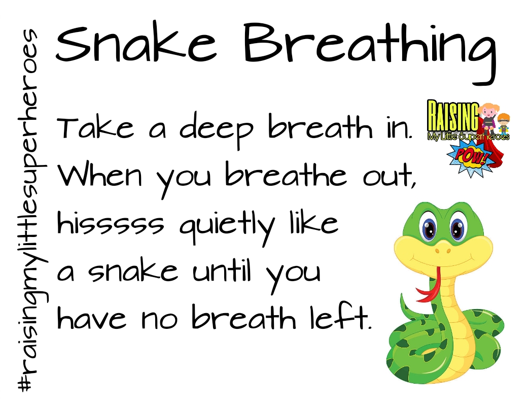 Raising My Little Superheroes : Calming Breathing Strategies for Children