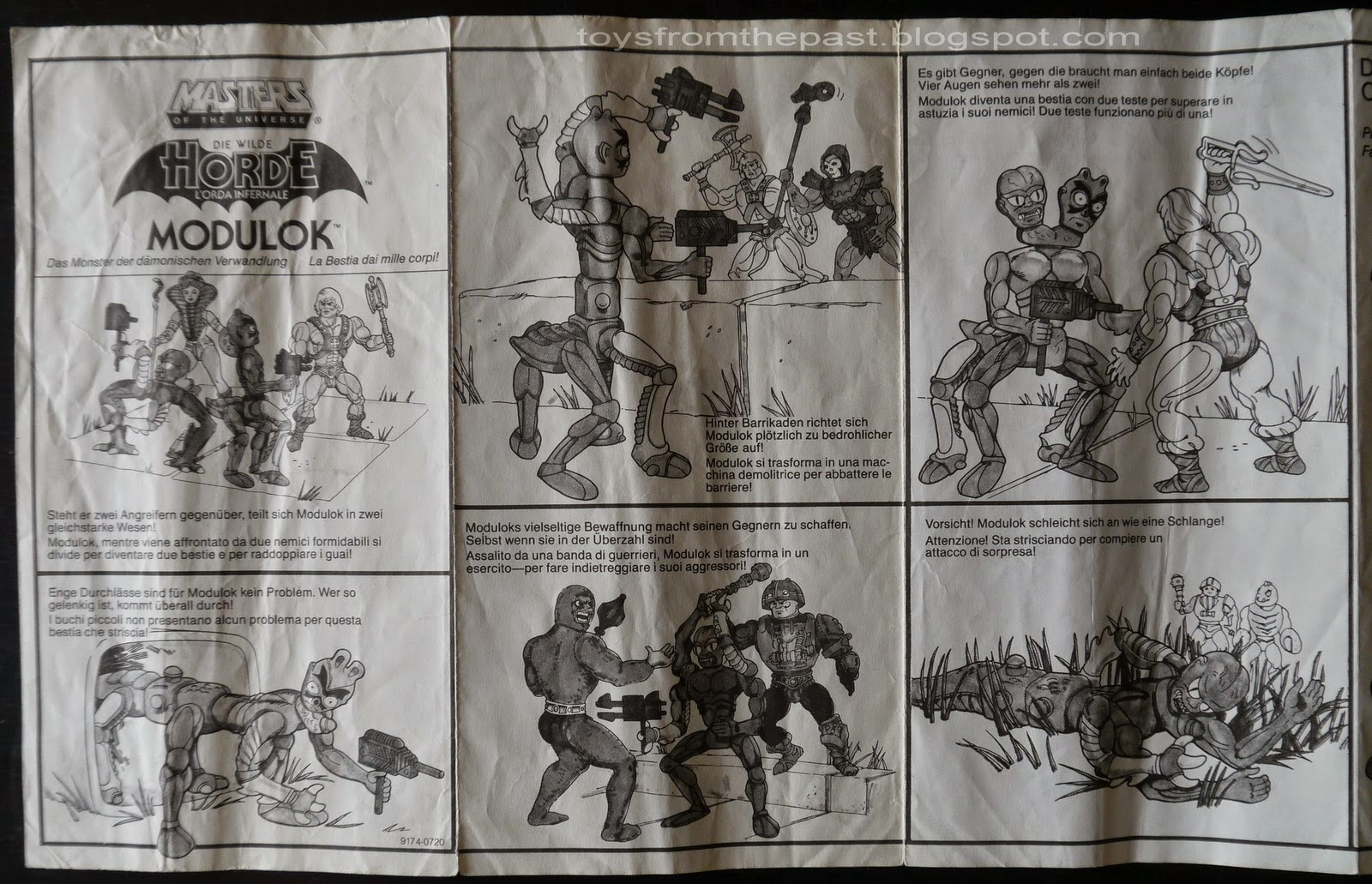 Toys from the Past: #519 MASTERS OF THE UNIVERSE - MODULOK and MULTI ...