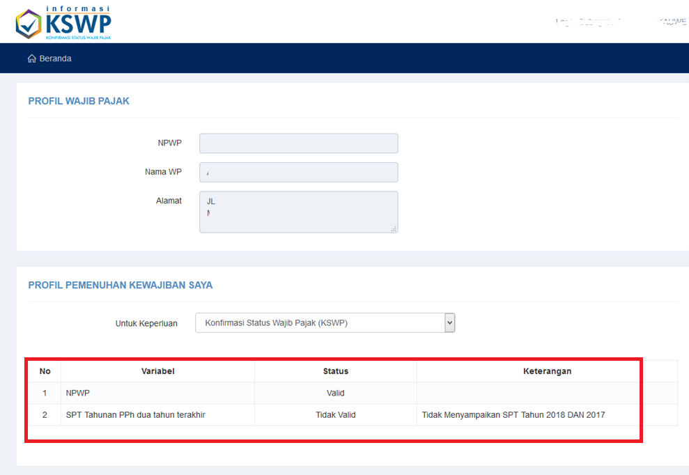 Status Npwp Ne Artinya / Mengenal Status Pada Wajib Pajak : Status npwp ...