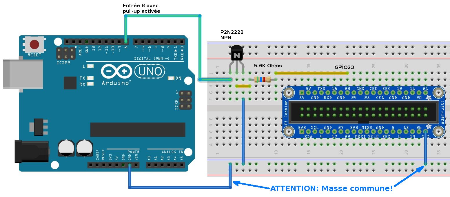 Commander une broche Arduino 5V depuis un Raspberry-Pi 3.3v - MCHobby ...