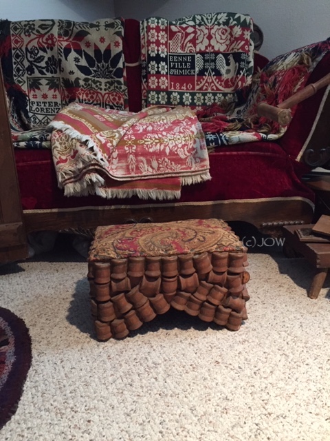 Collector With A Needle: Wood Spool Construction