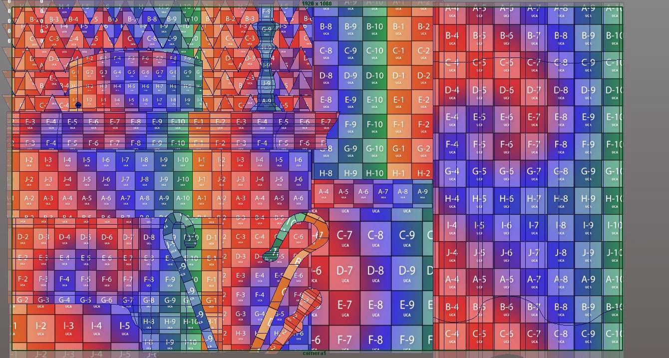 Kym Mumford CG Arts and Animation (BA Hons) : UV Mapping progress