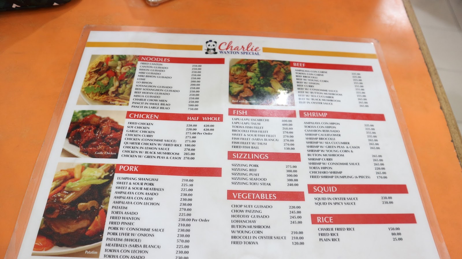 Charlie's Wanton Special - Serving Delicious food!