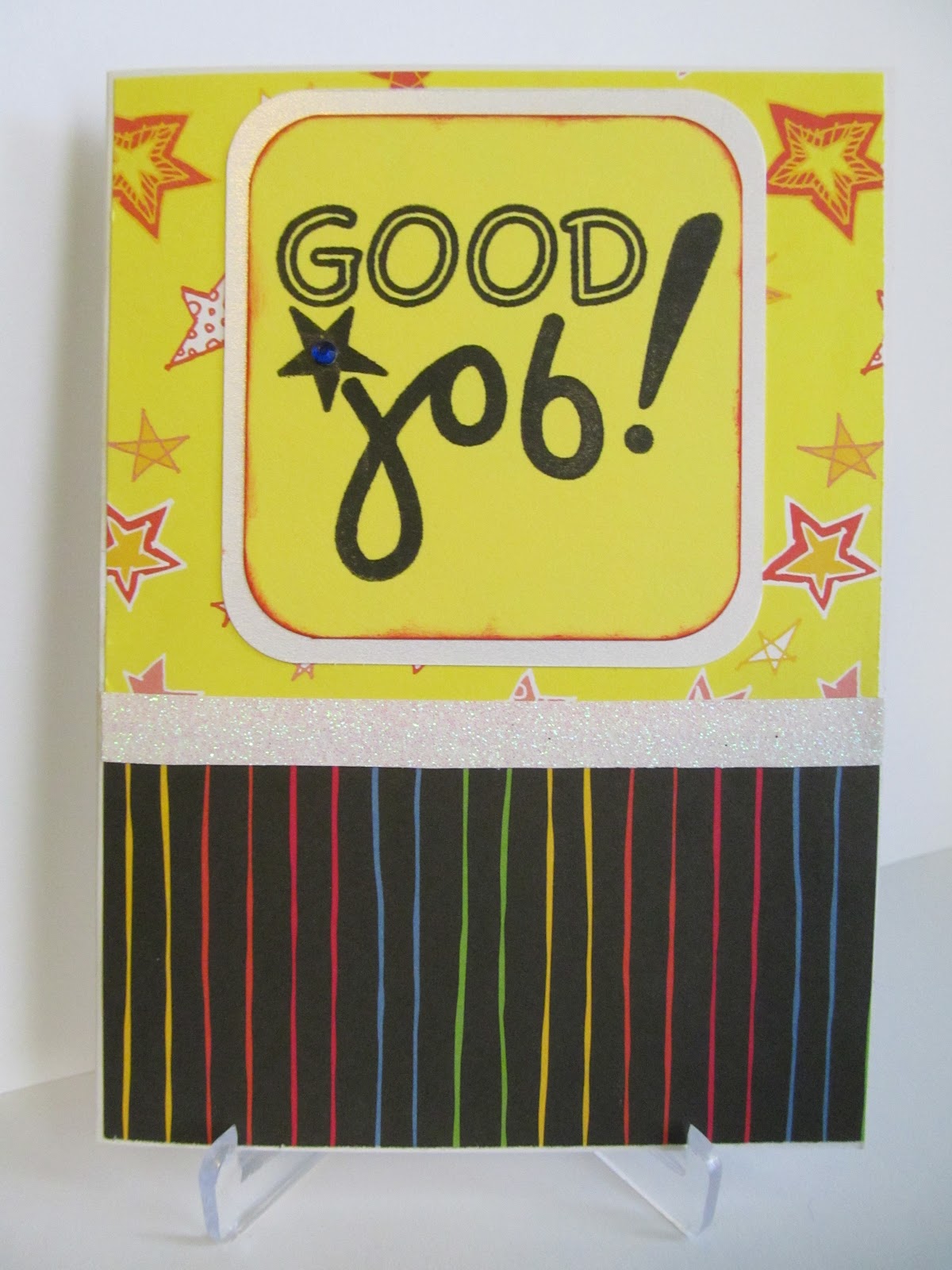 Savvy Handmade Cards: Handmade Good Job Cards