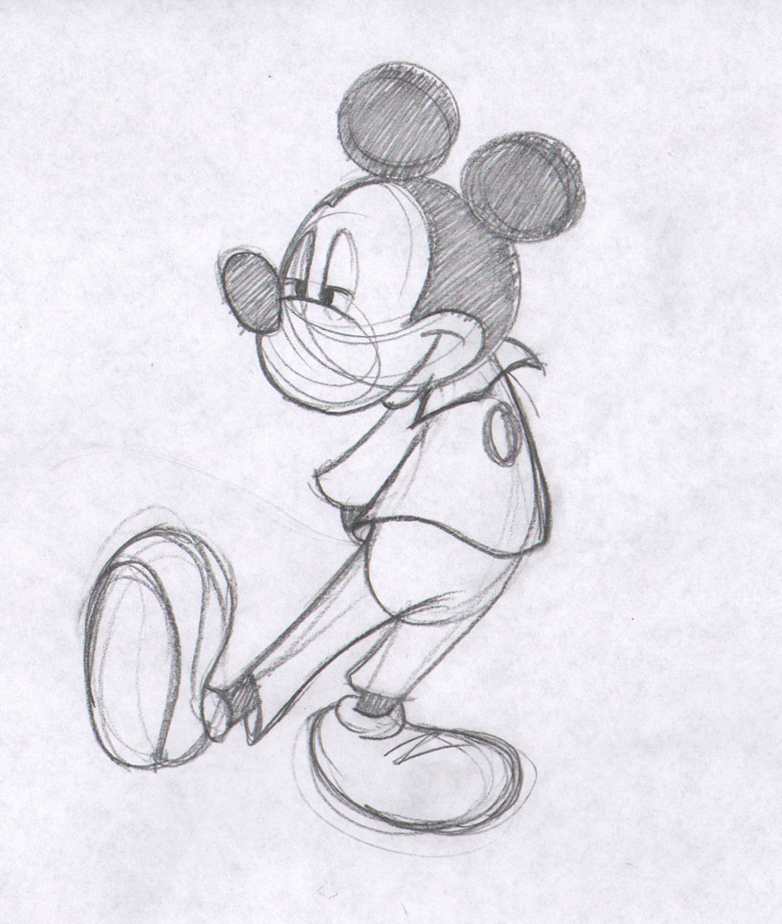 The Art of Lavalle Lee: Mickey Mouse - Study 5