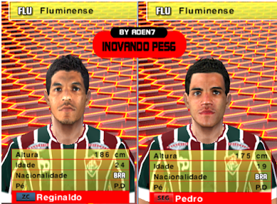 PES6|PES5|WE9 Faces de Reginaldo & Pedro do Fluminense 2017/2018 by aden7