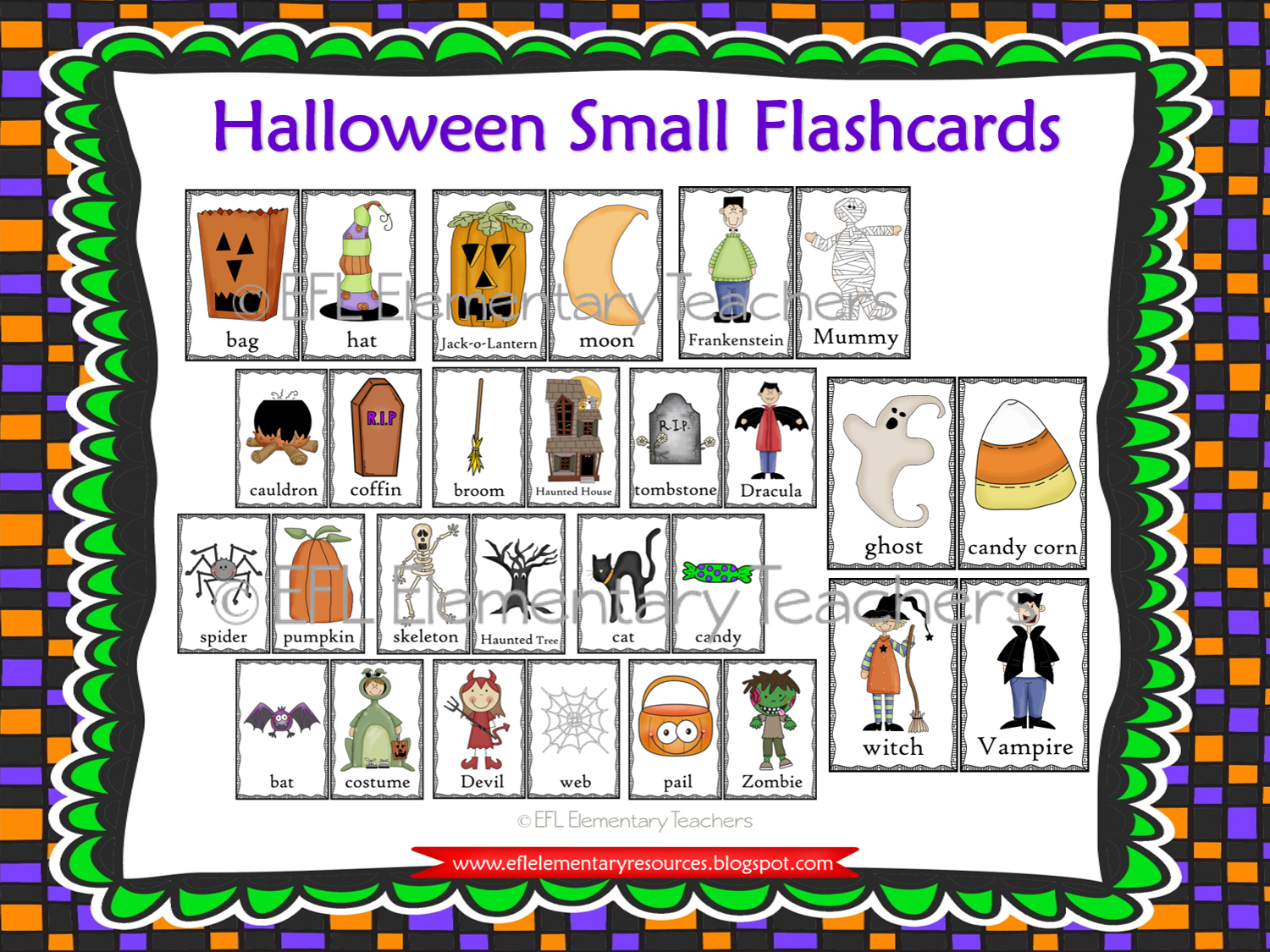 EFL Elementary Teachers: Day 11 and 12 of the 31 days of Halloween 2020 ...